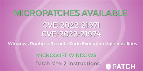 0patch Blog Micropatches For Two Similar Remote Code Execution Issues