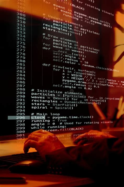 Virtual Projection Of Fictional Code With Dynamic Elements