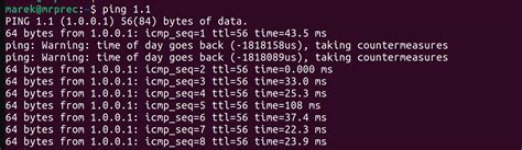 The Day My Ping Took Countermeasures