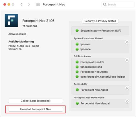 Uninstall Neo Agent Manually