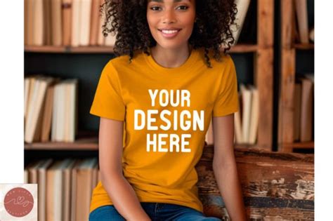 Gildan 64000 Model T Shirt Mockup Graphic By NowGiftsBoutique Creative Fabrica