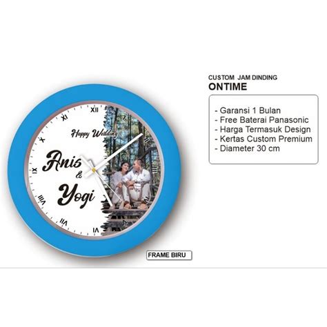 Jual Jam Dinding Custom Jam Dinding Unik Jam Dinding Desain Kado
