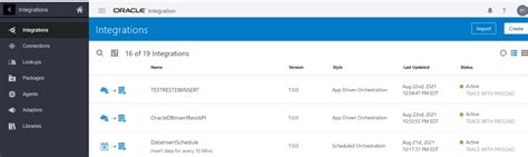 create a rest api in oic service to insert data in onprem database