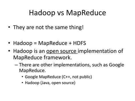 ppt introduction to hadoop and mapreduce powerpoint presentation