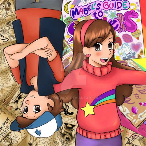 Gravity Falls Ii Mabel And Dipper By Sakiiruart On Deviantart
