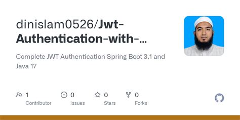 Github Dinislam0526jwt Authentication With Spring Boot 31 Complete Jwt Authentication