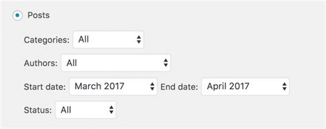 Export Wordpress Posts Import Them Into New Blog