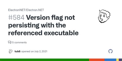 Version Flag Not Persisting With The Referenced Executable · Issue 584 · Electronnetelectron