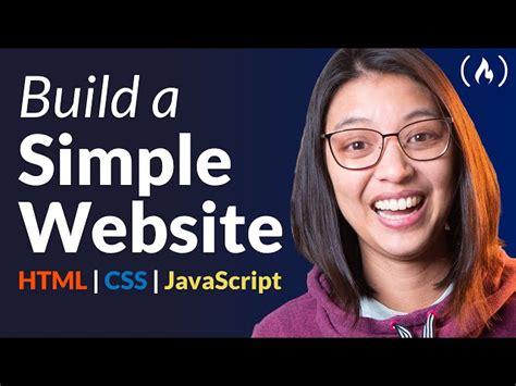 Free Video Build A Simple Website With Html Css Javascript Course