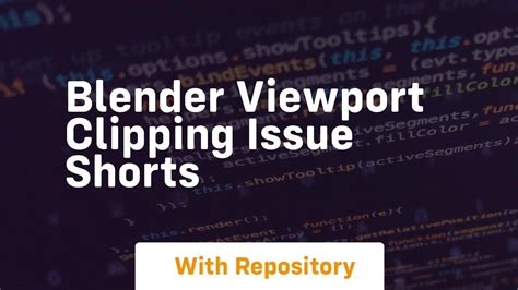 Blender Viewport Clipping Issue Shorts Youtube