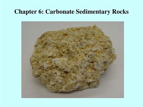 Ppt Chapter 6 Carbonate Sedimentary Rocks Powerpoint Presentation
