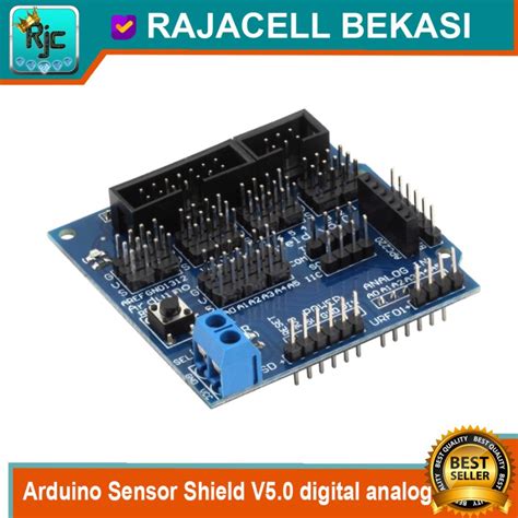 Jual Arduino Sensor Shield V50 Digital Analog Module For Arduino Uno Mega Shopee Indonesia