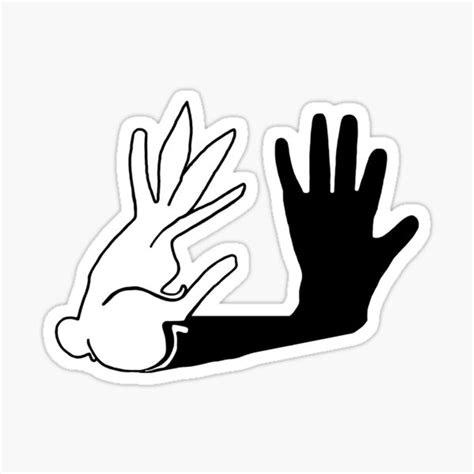 Easter Bunny Shadow Puppet