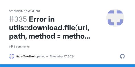 Error In Utilsdownloadfileurl Path Method Method Quiet Quiet
