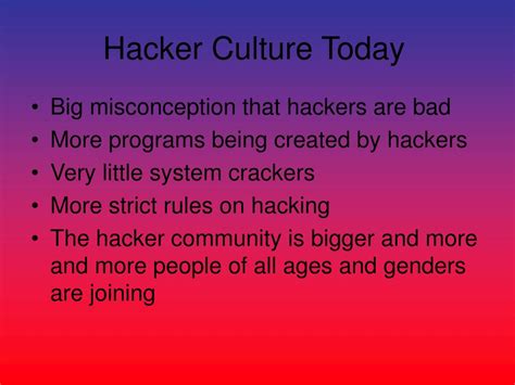 Ppt Hacker Culture Powerpoint Presentation Id37393