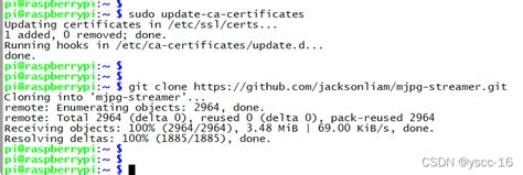 树莓派git Clone问题ssl Ca Cert报错 已解决树莓派克隆github报错 Csdn博客