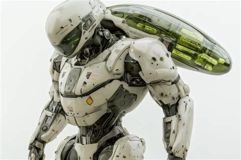 Advanced Humanoid Robot Navigating Through A Lab Highlighting The