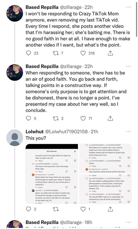 Repzilla Doesnt Report Minors In Danger To Authorities Just Posts