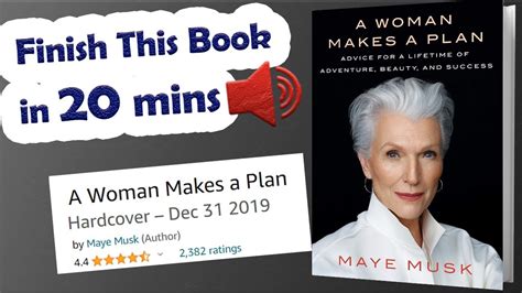 Book Summary Of A Woman Makes A Plan By Maye Musk Beauty And