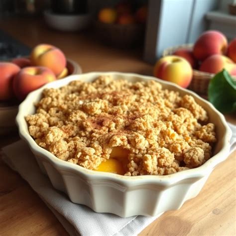 Easy Homemade Peach Crumble Recipe Ready In 45 Min Good Food
