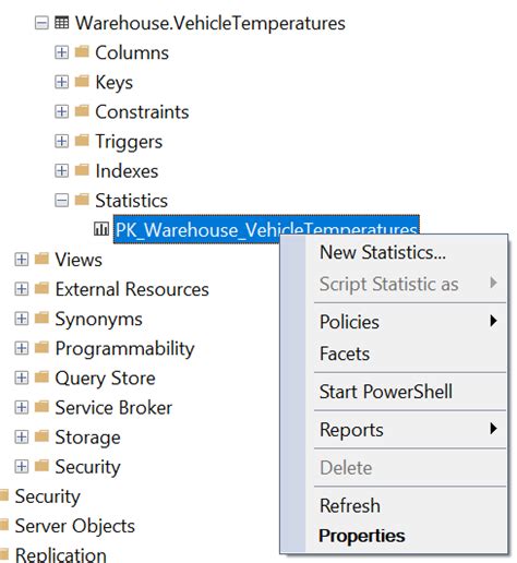 SQL SERVER Management Studio Update Column Statistics Via SSMS SQL Authority With Pinal Dave
