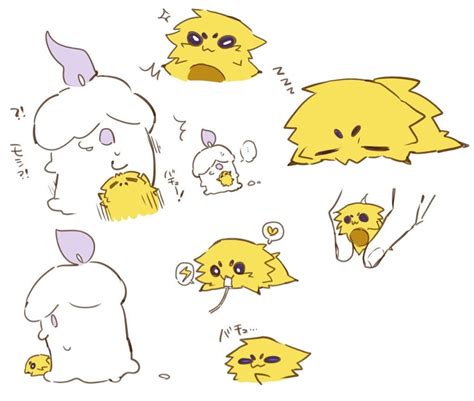 Litwick And Joltik Pokemon Drawn By Temtemkonp10 Danbooru