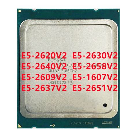 E5 2620v2 E5 2630v2 E5 2640v2 E5 2658v2 E5 2609v2 E5 1607v2 E5 2637v2 E5 2651v2 Cpu Processor