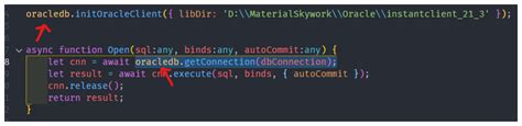 How Can I Connect Oracledb V 521 With Typescriptes6 · Issue 1441 · Oraclenode Oracledb
