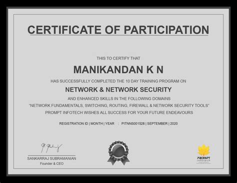 Manikandan K N On Linkedin Network Security