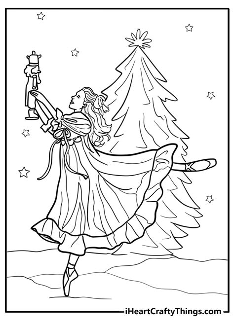 Printable Nutcracker Ballet Coloring Pages 2025