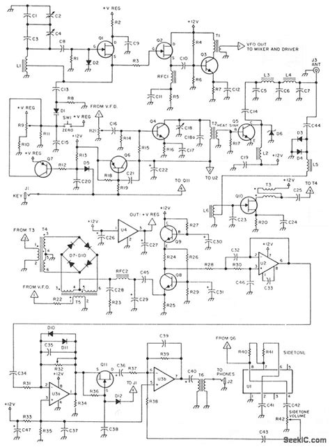 Qrpcwtransceiver Communicationcircuit Circuit Diagram