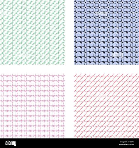 Seamlessly Repeatable Shapes Pattern Background And Texture Stock Vector Illustration Clip