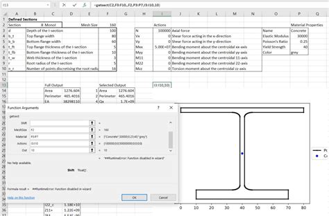 Sectionproperties Update Newton Excel Bach Not Just An Excel Blog