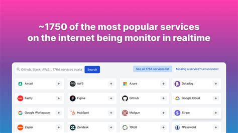 Monitor Your Third Party Services Outages In Crisp