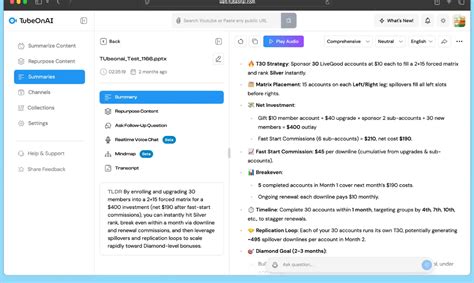 Ai Ppt Summarizer Free Powerpoint Slides Summary Tubeonai