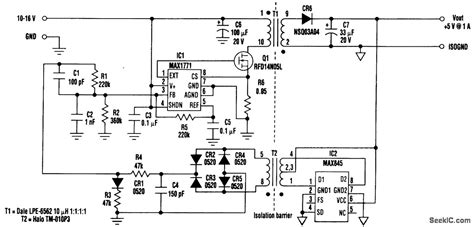 Switchingregulatorwithtransformerisolatedfeedback Powersupply
