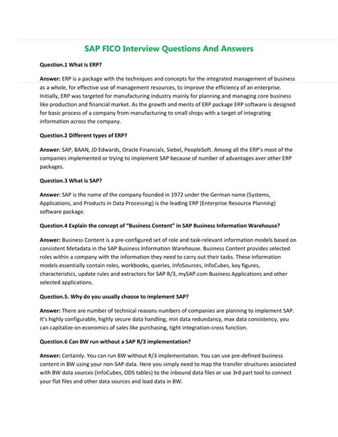 sap fico interview questions and answers by bigclasses online training issuu