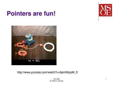 Ppt Pointers Are Fun Powerpoint Presentation Free Download Id4503398