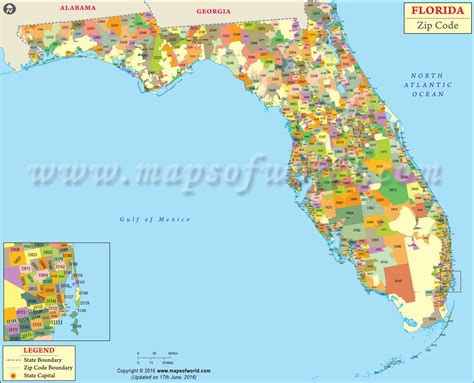 Map Of Florida By Zip Code Map