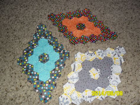 Hexagon Alley June Progress Hexagon Progress Hexies