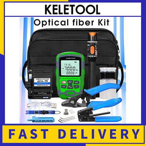 Otdr Fiber Optik Kit Alat Serat Optical Power Meter Pengupas Kabel