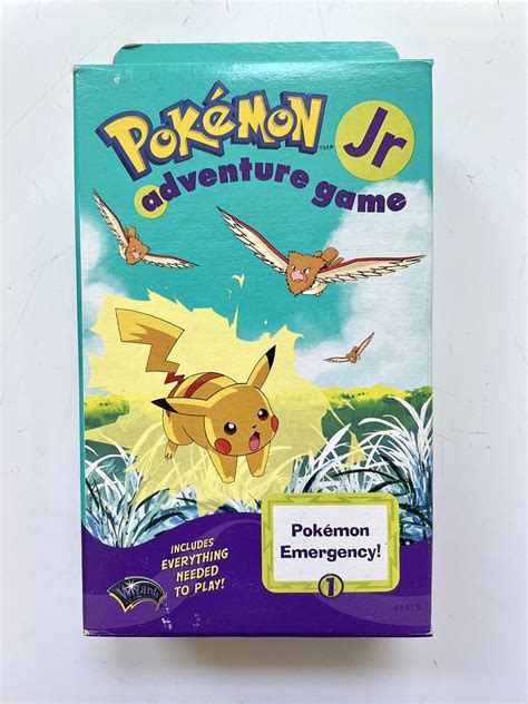 Vintage 1999 Wizards Of The Coast Pokémon Jr Adventure Game New