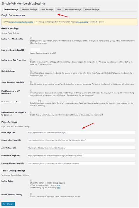 setup membership website using simple membership wordpress plugin