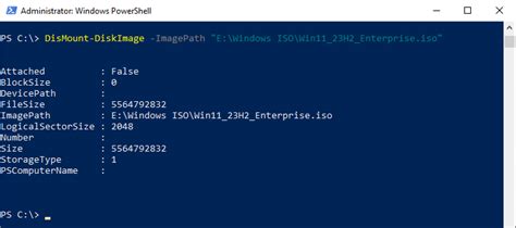 How To Mount And Dismount An Iso Using Powershell Winhelponline