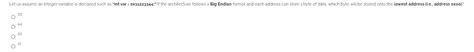 solved let us assume an integer variable is declared such as