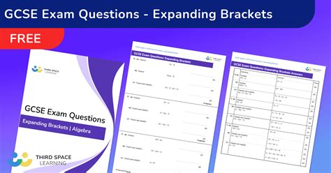 Expanding Brackets Exam Questions Gcse Maths Free