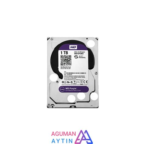 هارددیسک اینترنال وسترن دیجیتال سری Purple wd10purz ظرفیت 1 ترابایت ...