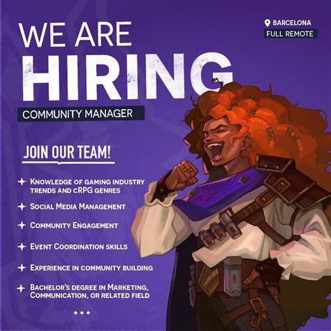 Hiring Gaming Gamedev Remotework Barcelona Hiring Epictellers Entertainment