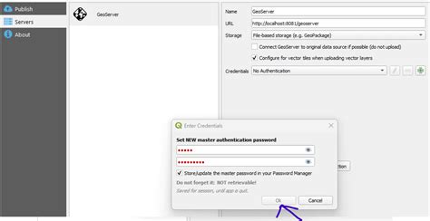 Unable To Set Login Credentials For Geocat Rqgis