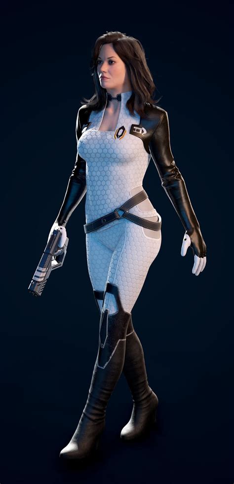 Artstation Mass Effect 2 Miranda Lawson Fan Art Pavel Lysenkov